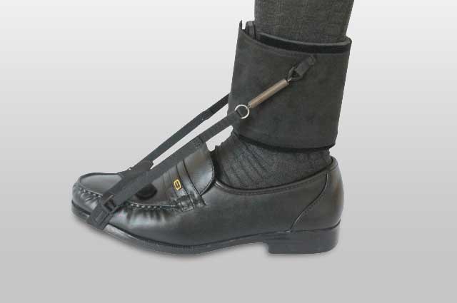 Medical mobility equipment: Foot drop brace & urinal holder